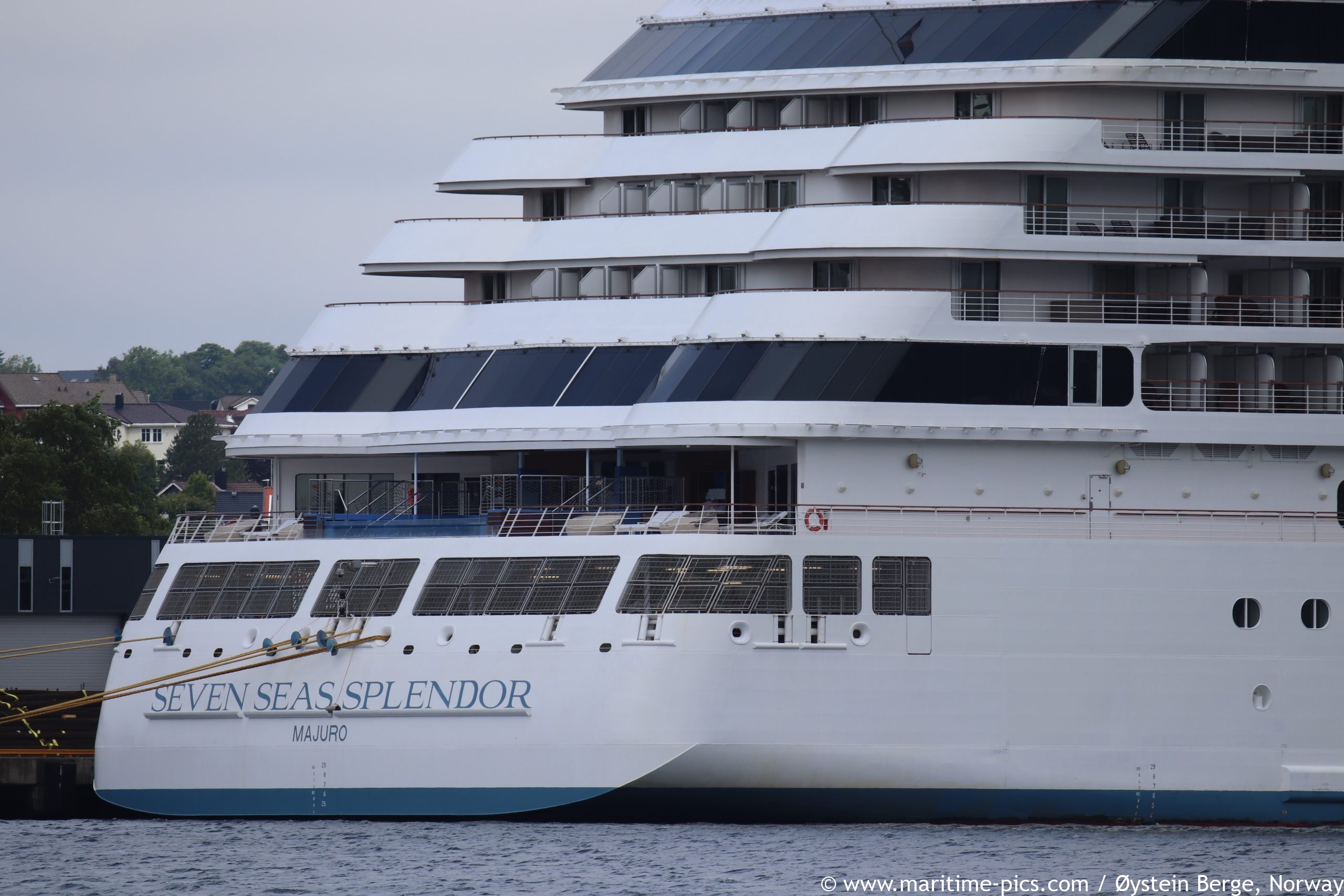 “SEVEN SEAS SPLENDOR” MOORED IN PORT OF SANDNES / NORWAY, 23 JUNE 2022 ...