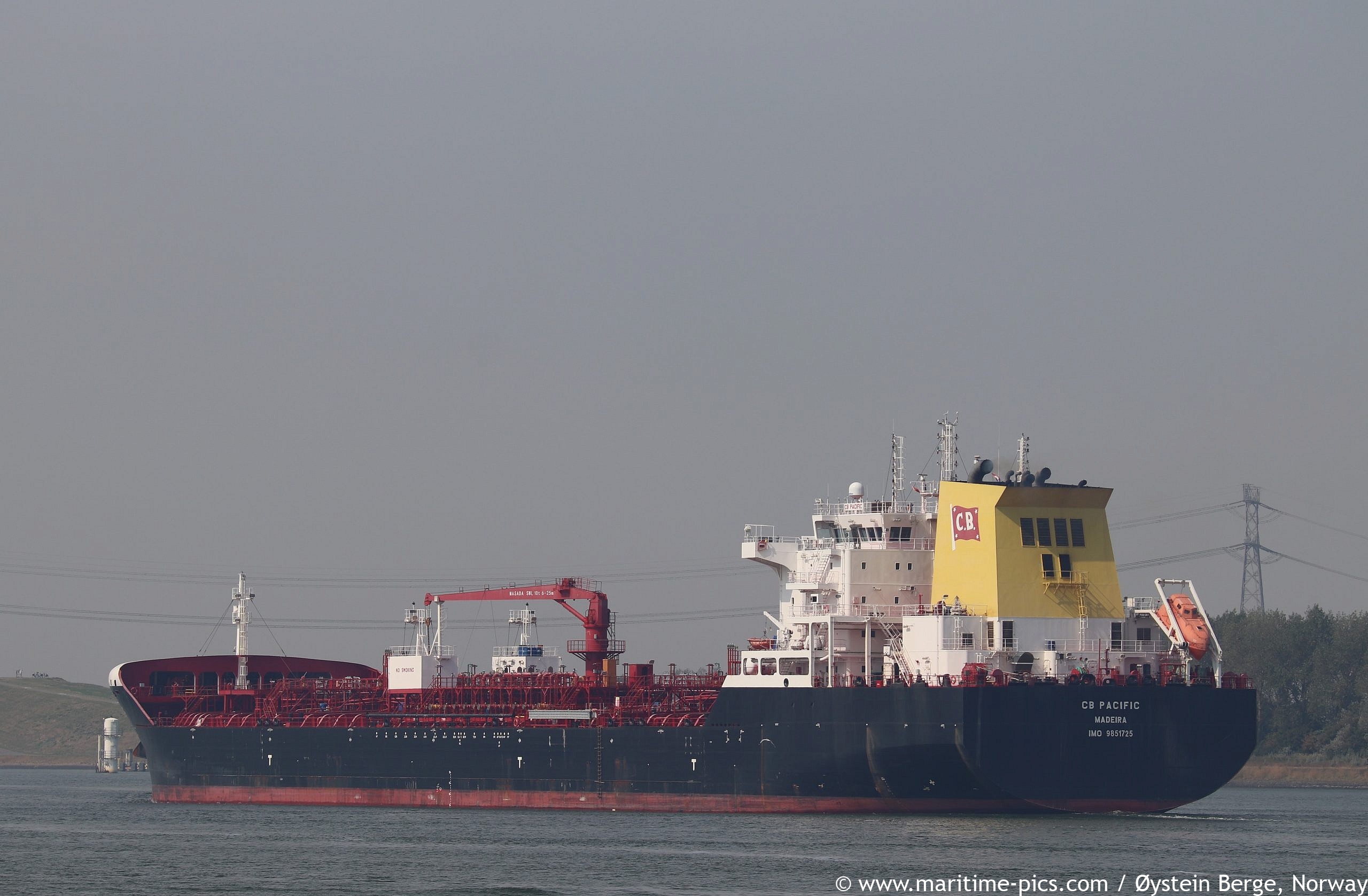 TANKER “CB PACIFIC” SEEN IN NEW WATERWAY, 25 AUGUST 2022, ON HER WAY ...