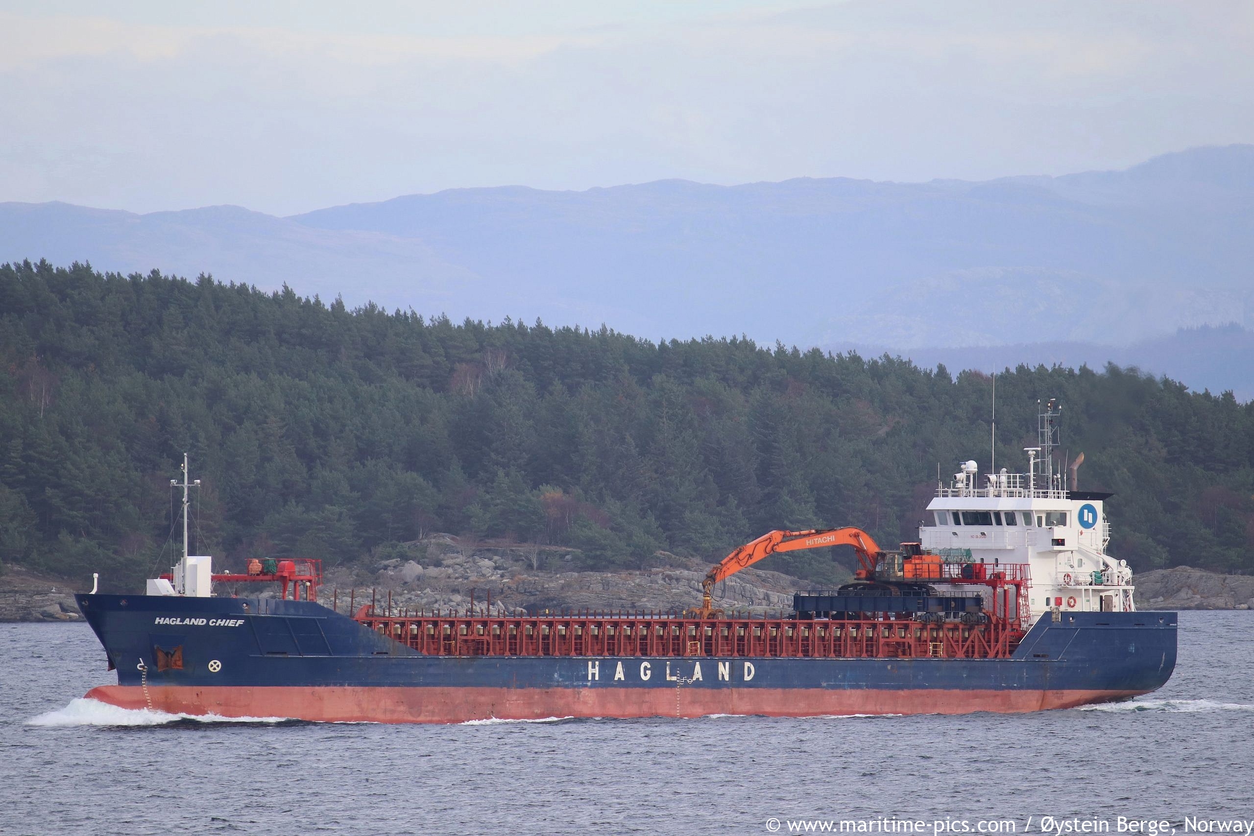 “HAGLAND CHIEF” PASSING MEKJARVIK, 30 OCTOBER 2021, ON HER WAY TO ...