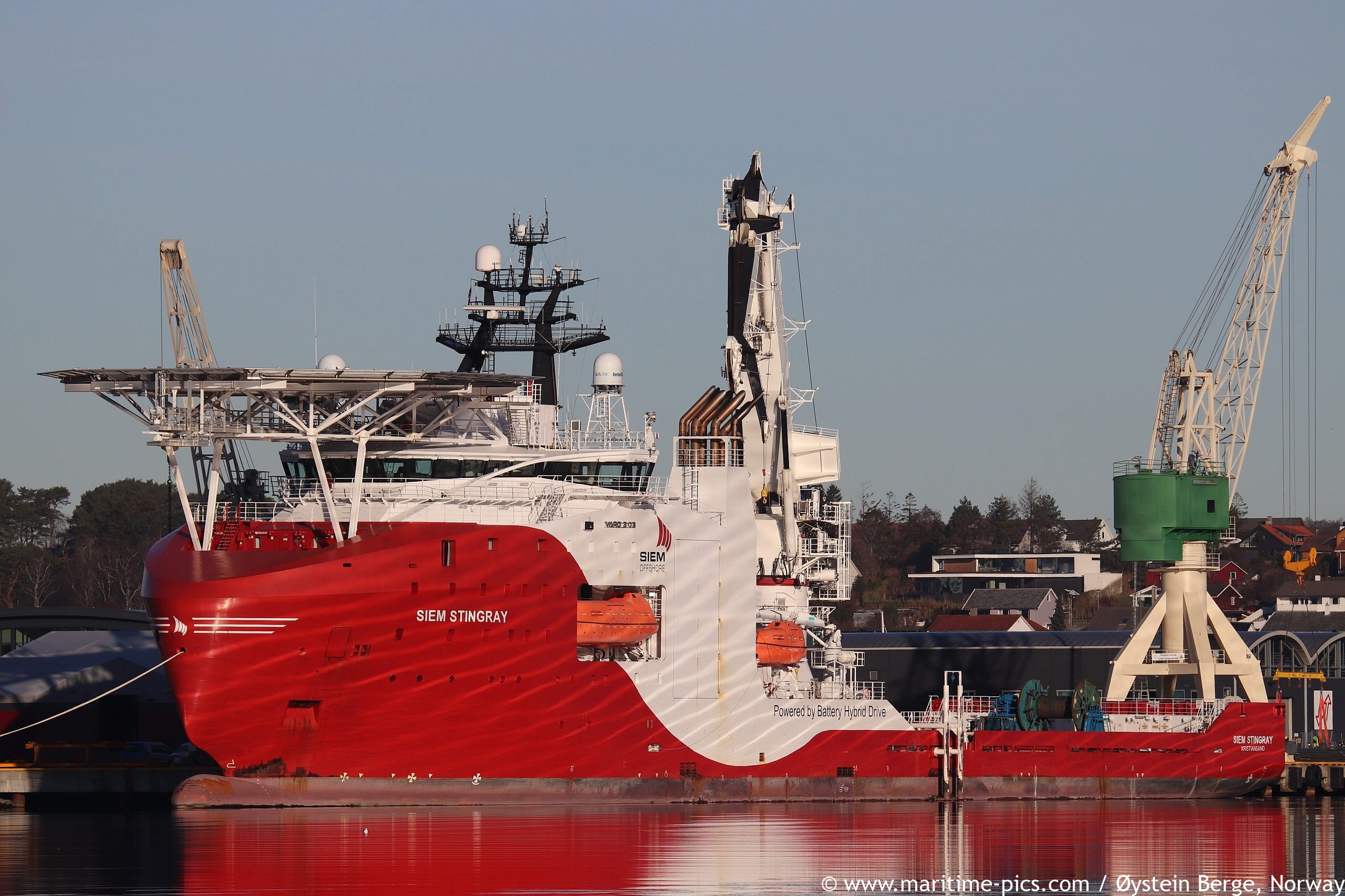 “SIEM STINGRAY” MOORED IN PORT OF SANDNES / NORWAY, 27 FEBRUARY 2023 ...