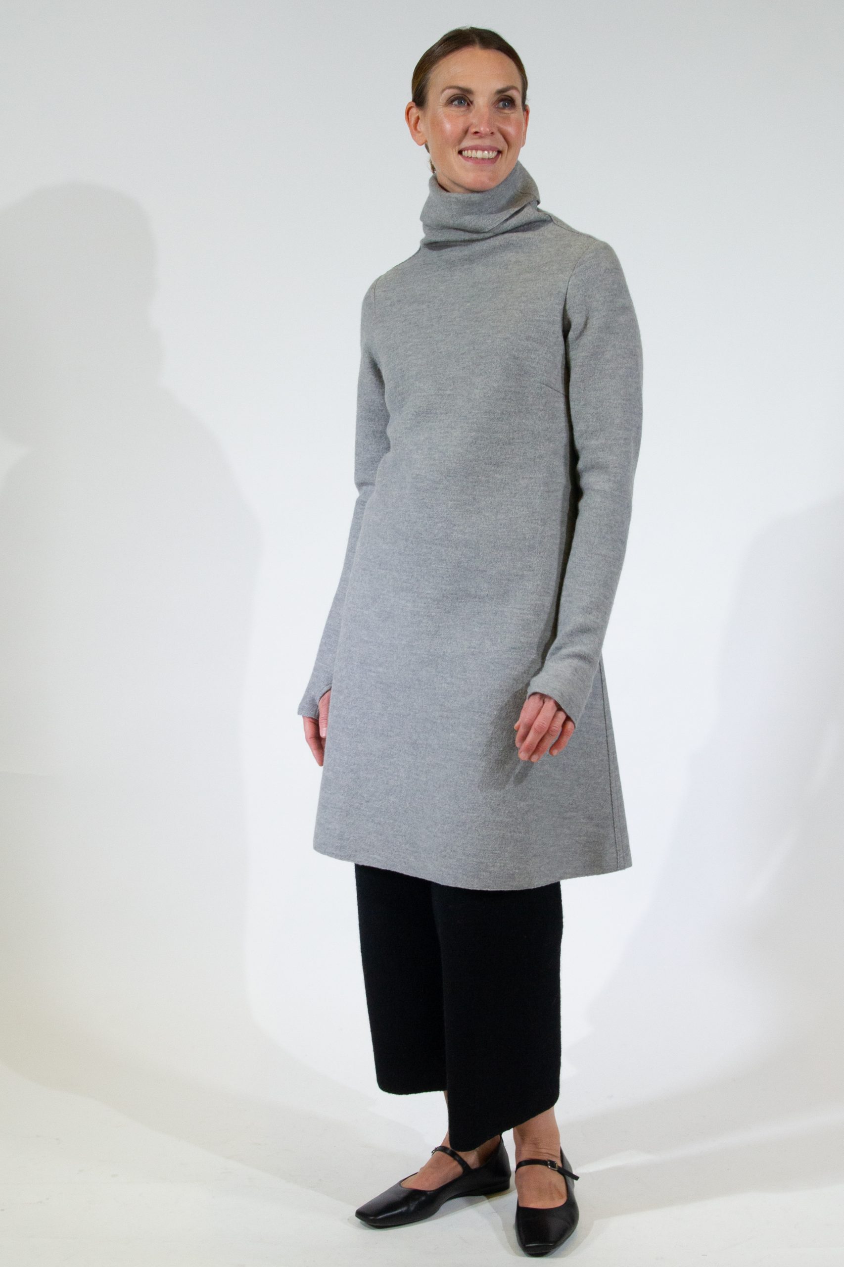 KRALLA, Tunic in Boiled Wool - MARJA RAK