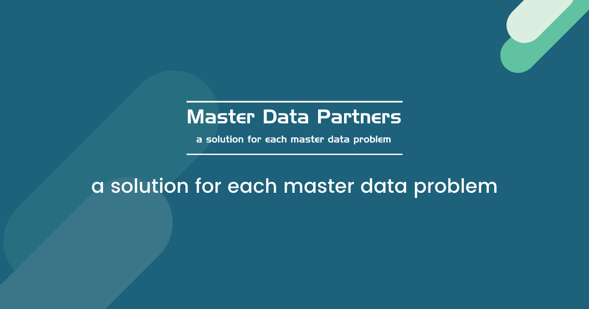 Master Data Partners - a solution for each master data problem