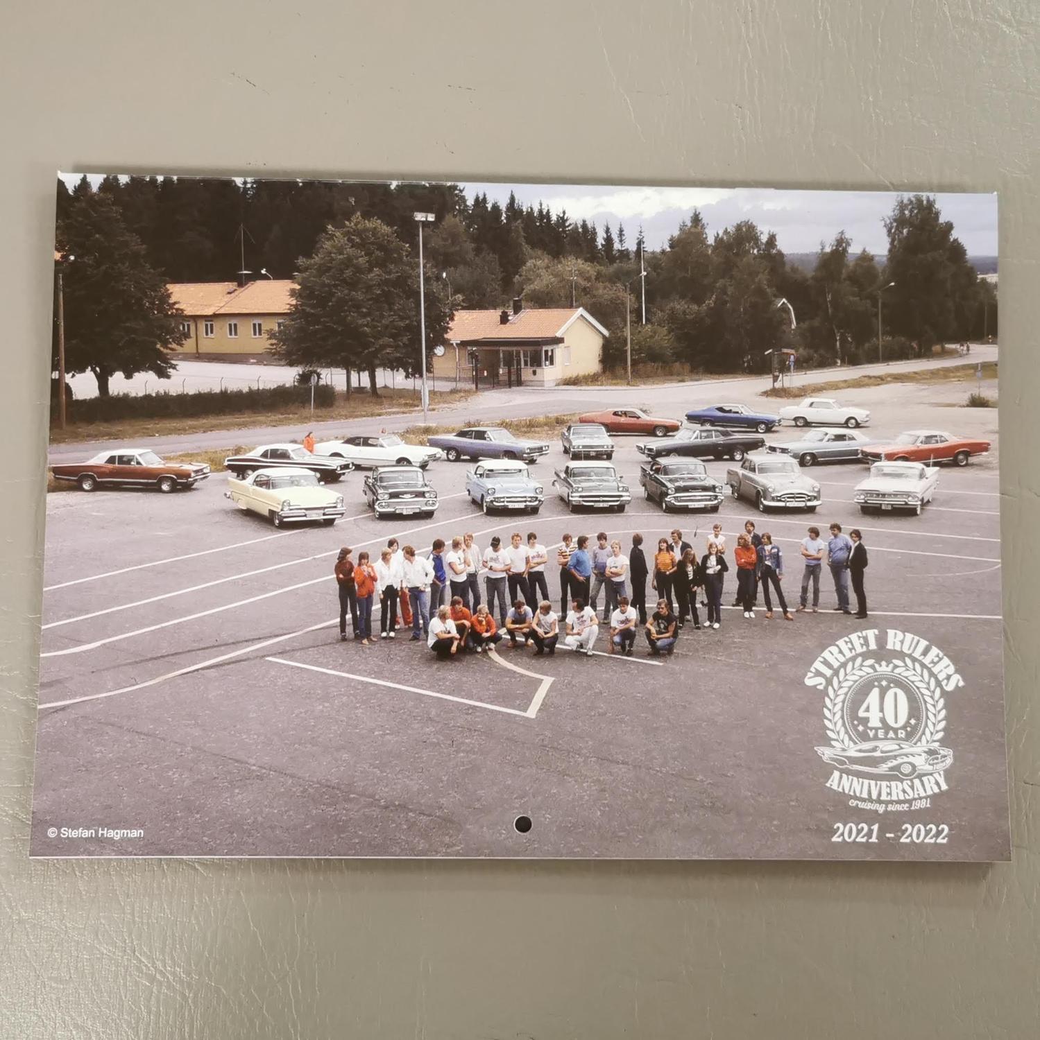 Nostalgi Bilkalender April 2021 – Mars 2022 Street Rulers 40 år ...