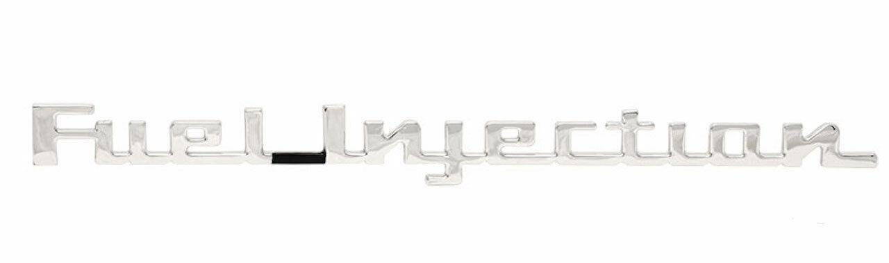 FUEL INJECTION Emblem Bakskärm Chevrolet 1957 Bel Air – matonostalgi.se