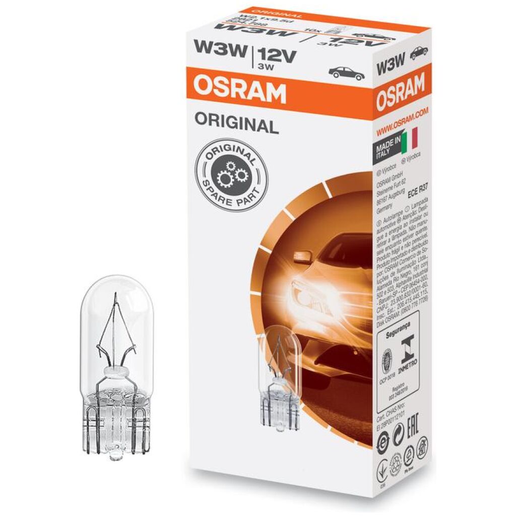 Glödlampa W3W 12V - matonostalgi.se