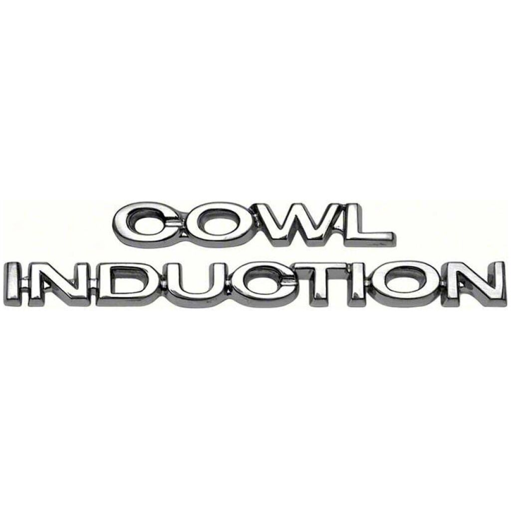 1967-81 Cowl Induction Hood Emblem Set; – matonostalgi.se
