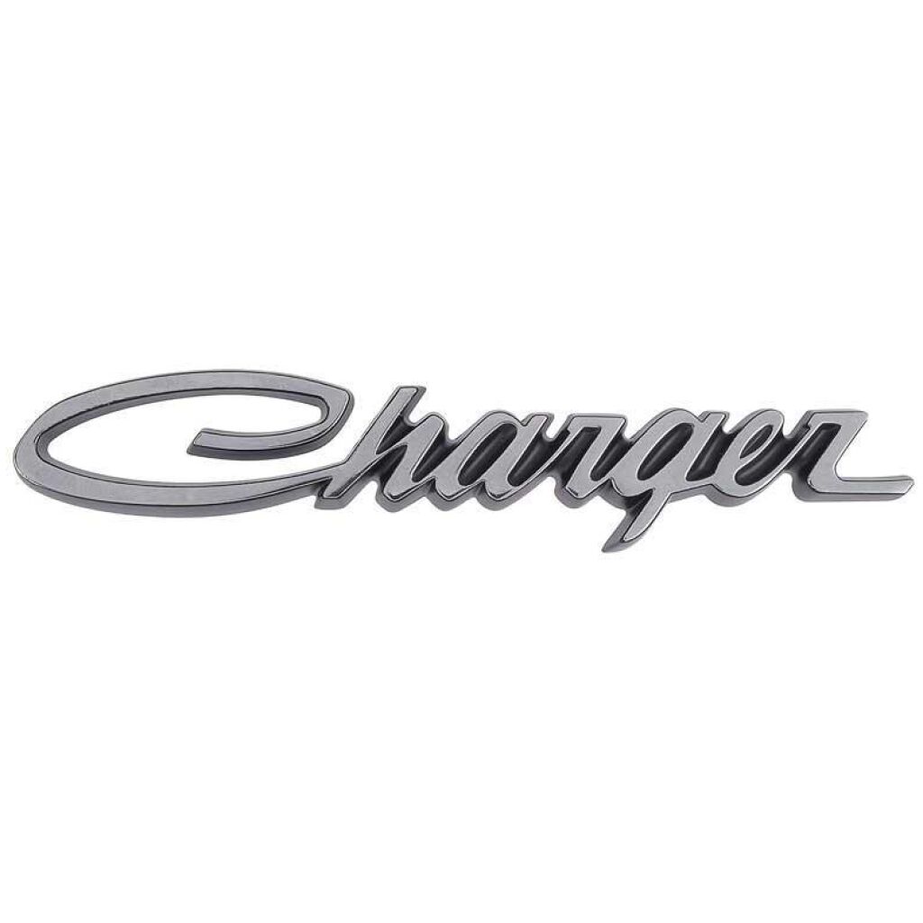 1968-69 Dodge; Charger Script; Grill Emblem; Rear Panel Emblem ...