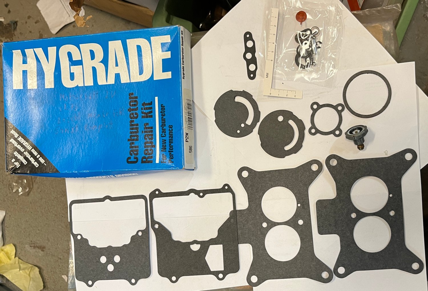 Rep.sats förgasare Ford 2-port type 2100 , Standard Hygrade GF3823-1 ...