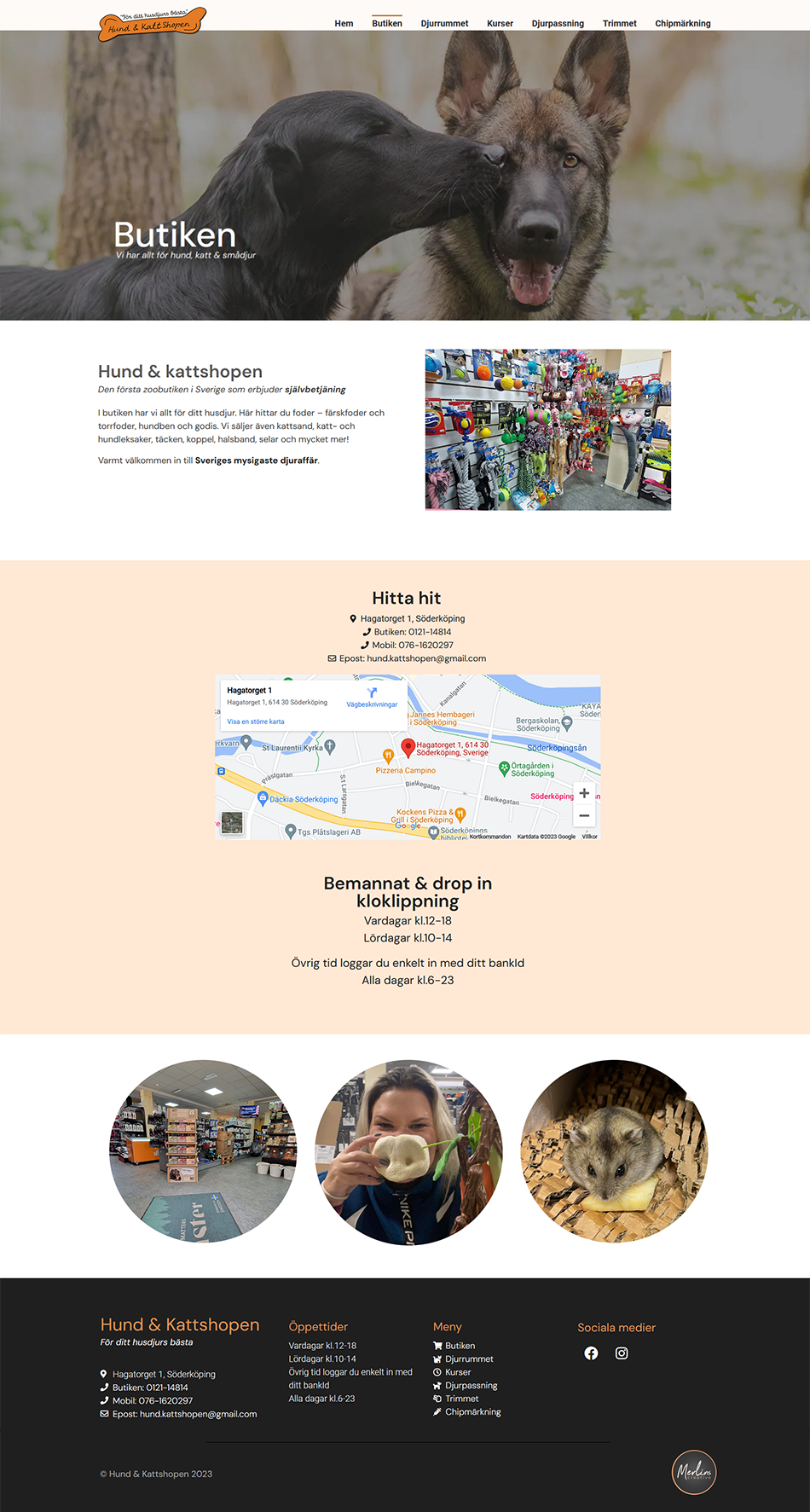 Hund och Kattshopen - Merlins Creative