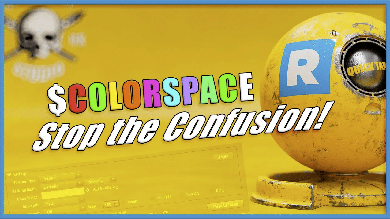 Renderman Texture Manager Colorspace | Renderman Quicktake - Meshmen studio