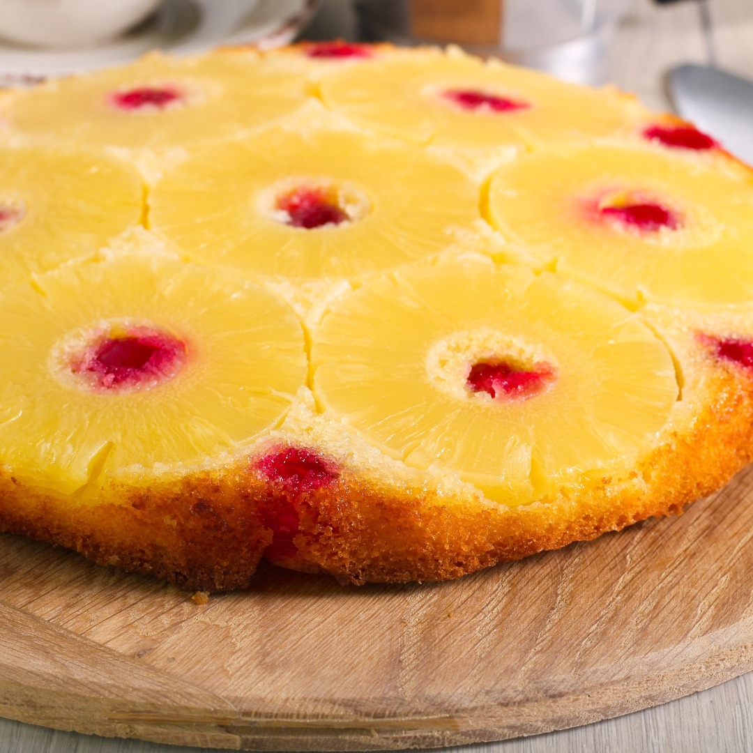 Gâteau à l'ananas caramélisé et vanillé - Mes Recettes Cookeo