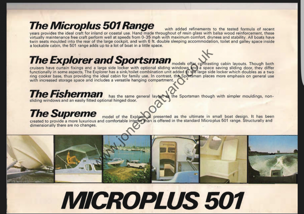 Microplus 501 Explorer – Microplus – The getaway boat