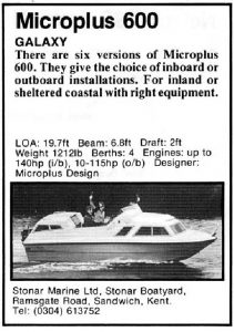Microplus 600 – Microplus – The getaway boat