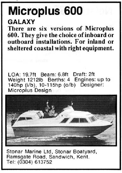 Microplus 600 – Microplus – The getaway boat