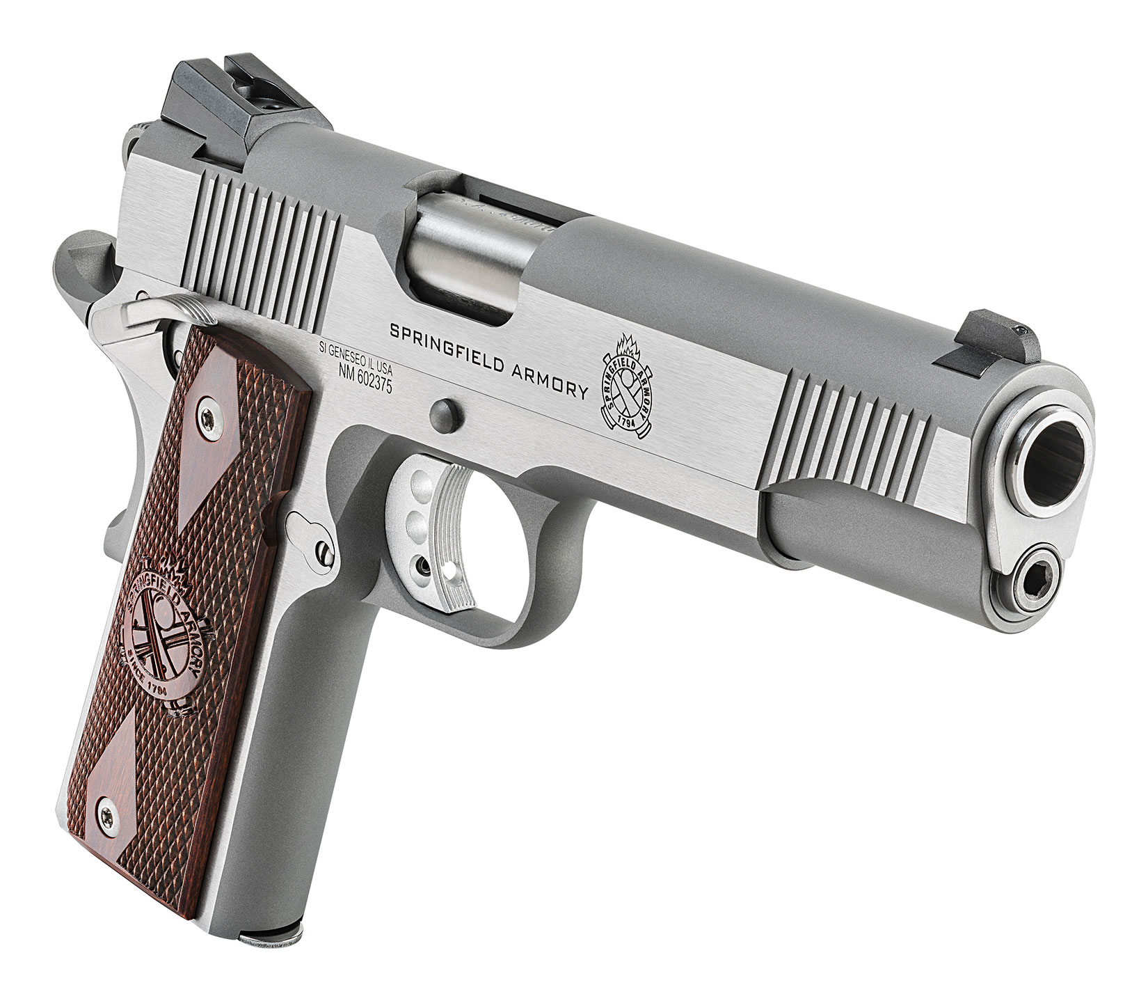 Springfield 1911 Loaded Stainless .45ACP – Wapenhandel 't Mikpunt