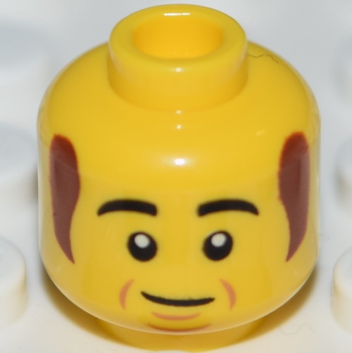 6329640 Mini Head, No. 3376 (74156) Bright Yellow – Minifigur.se