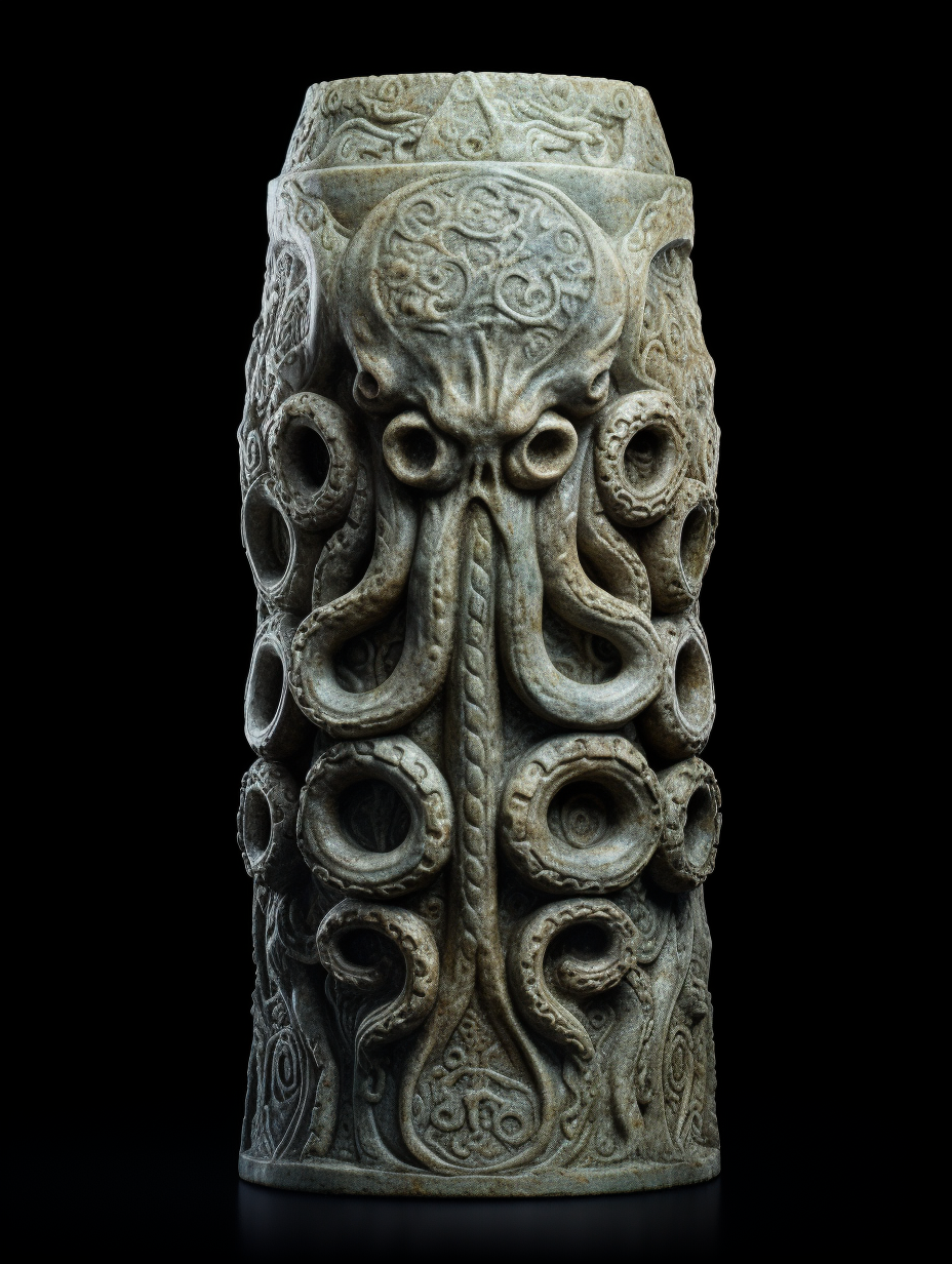 Cylindrical Stone Idol - Miskatonic University