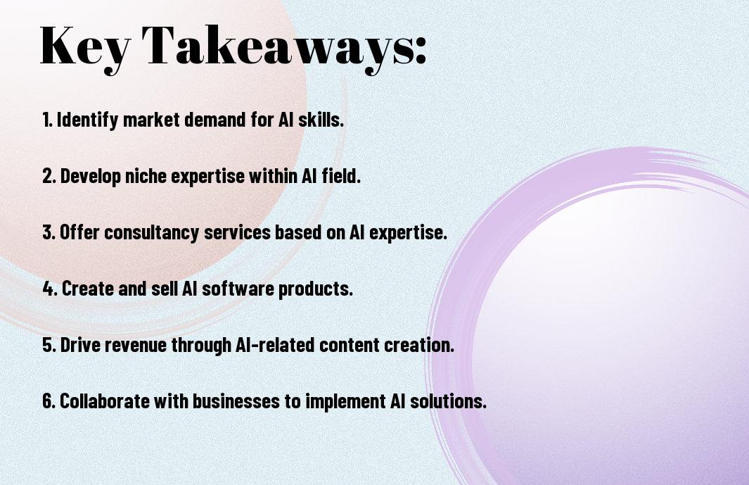 Monetizing your AI skills: How to turn your expertise into profit ...