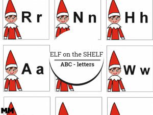 Elf on the Shelf ABC - Freebie * Monstamoons