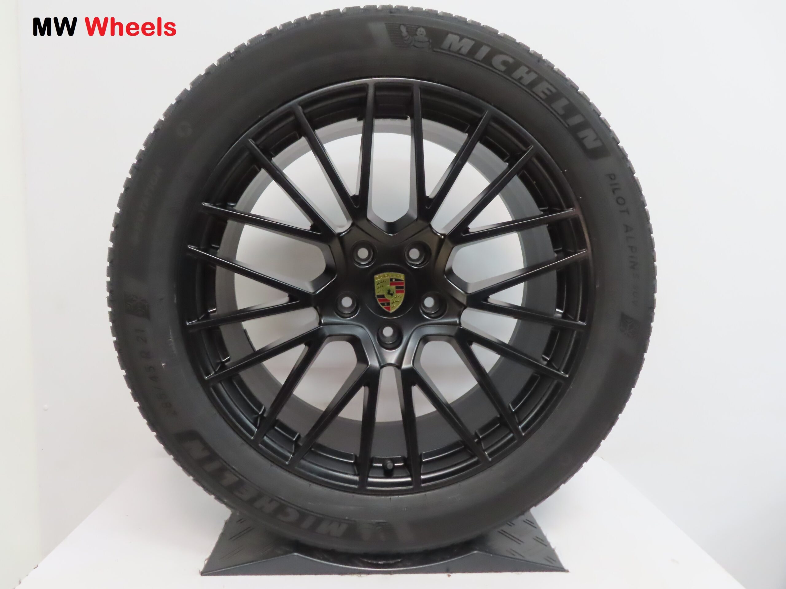Originele Porsche 21 inch velgen Cayenne 9Y COUPE facelift 2024 met Michelin winterbanden nieuw ...