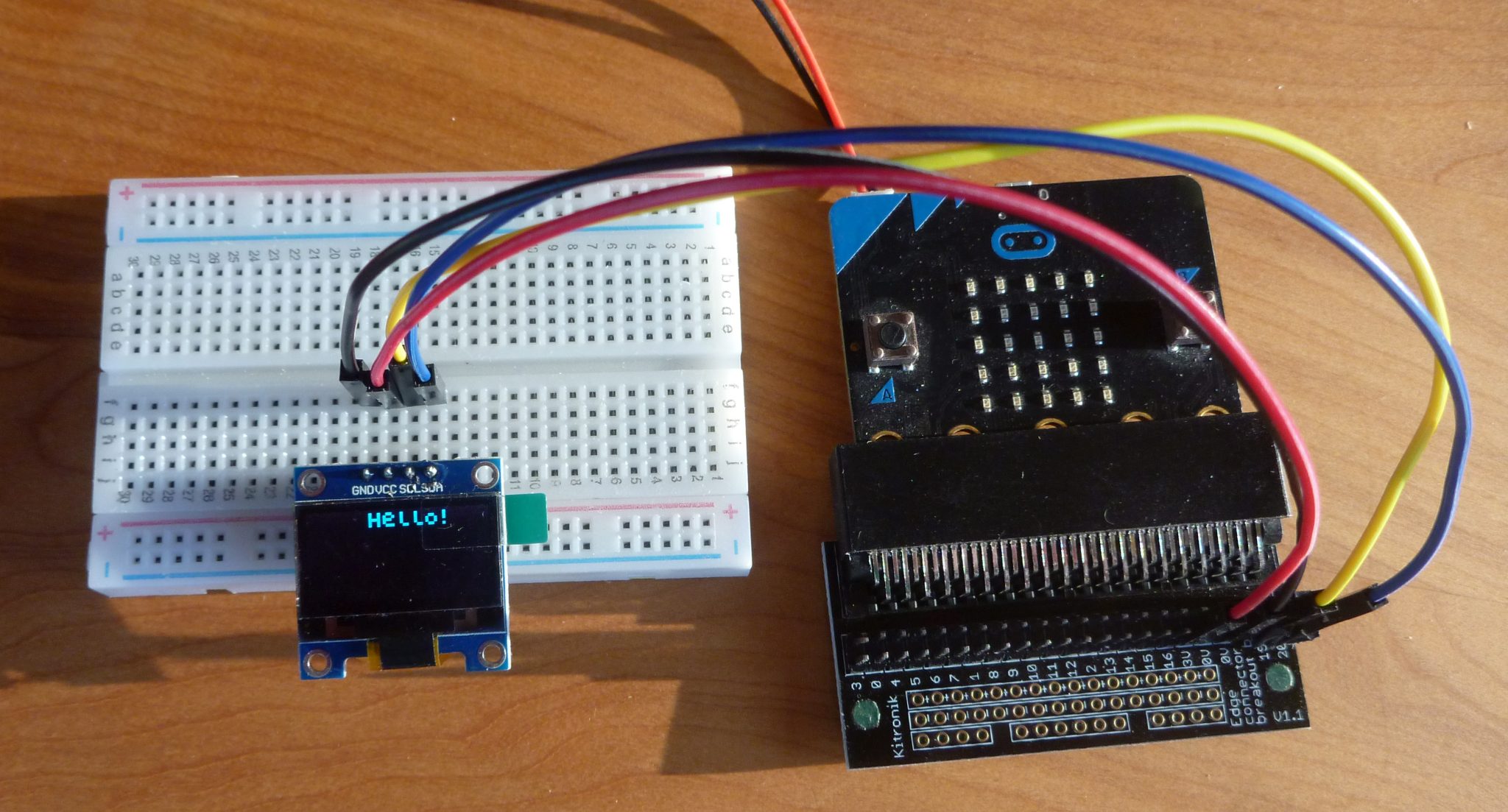 Anvendelse Af Oled Display Til Microbit Min Microbit