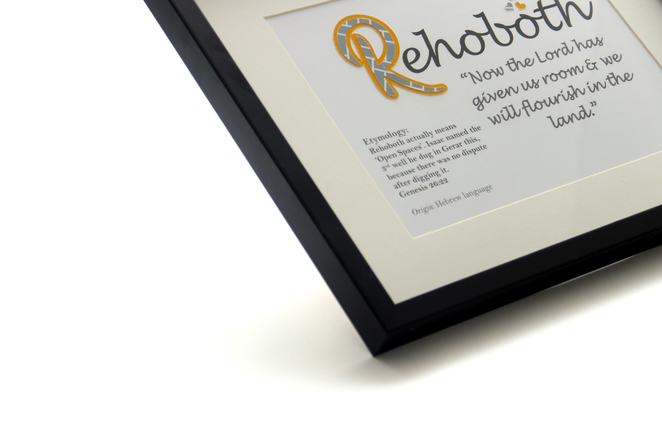 Name frame - My Name iZ Unique