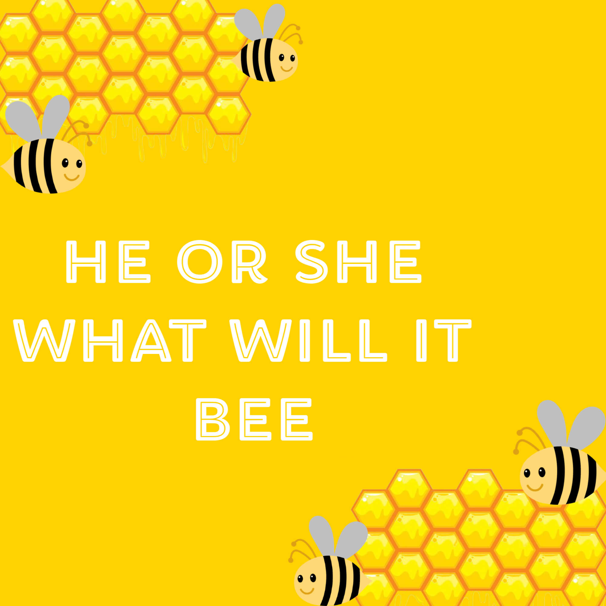 Bee Gender Reveal My Party And More Bee Gender Reveal My Party And More