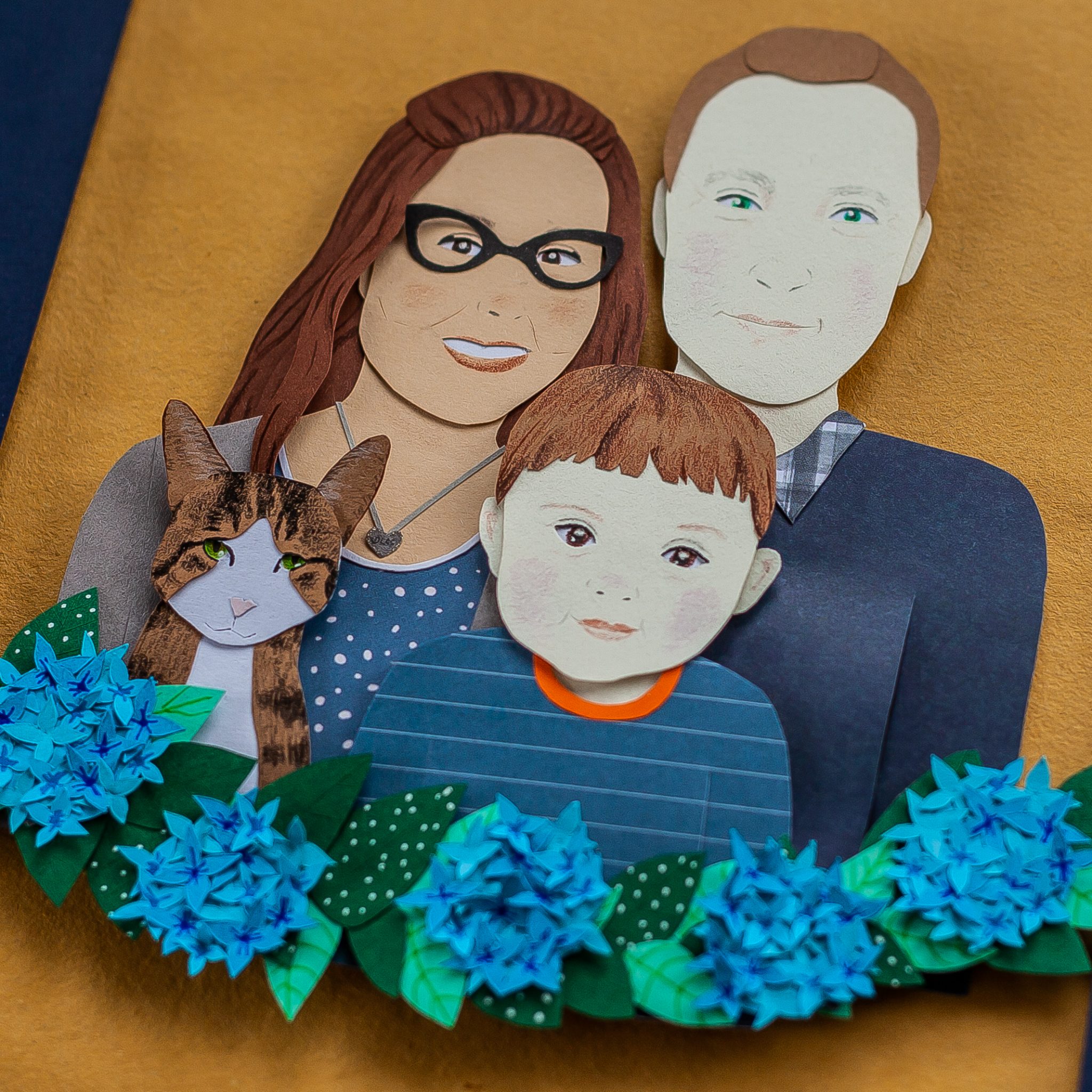 Papercut Portrait - My peace on paper