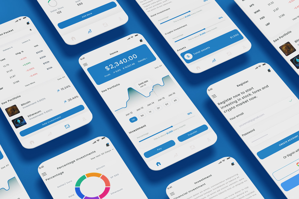 5 Best Financial, Bank And Money App Design Templates in 2023