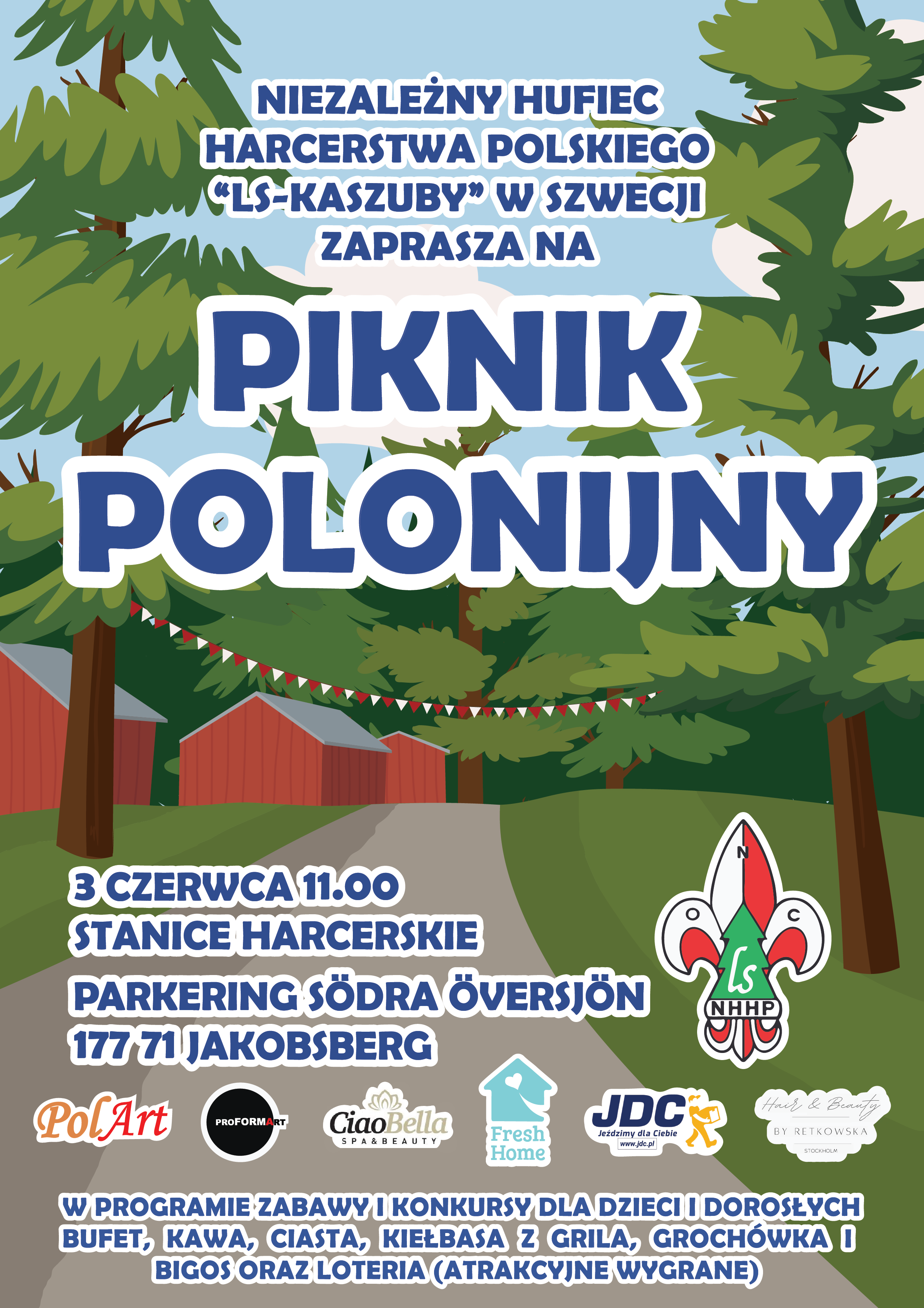 Piknik polonijny plakat 2023 – NHHP