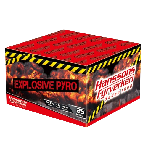 Explosive Pyro 25 Shots | Nordic Fireworks