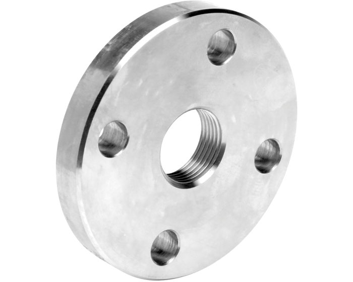 4PT - Threaded flat flange BSP flat face stainless steel 316L female ... 4PT - Threaded flat flange BSP flat face stainless steel 316L female ...