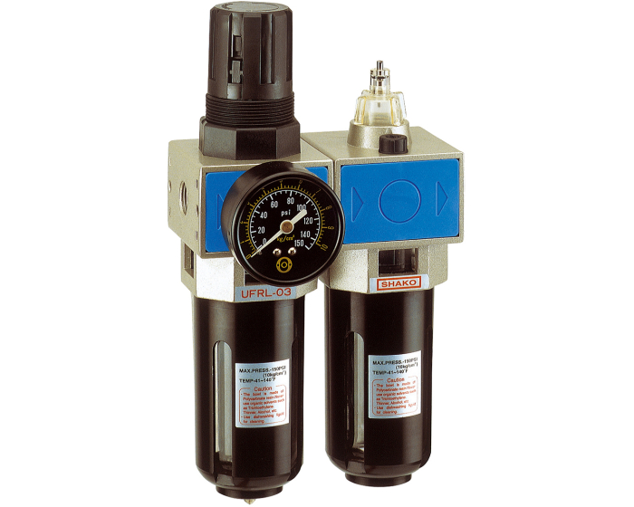 UFR+L - Filter regulator and lubricator - Nordic Valves