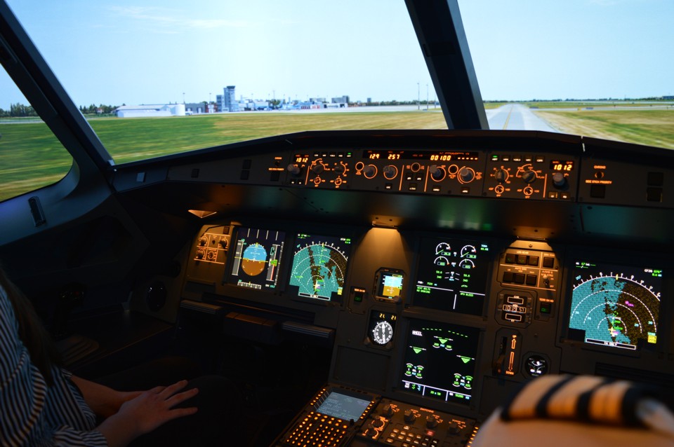 Northsea Flight Simulation- Bewegende Airbus Vlucht Simulator