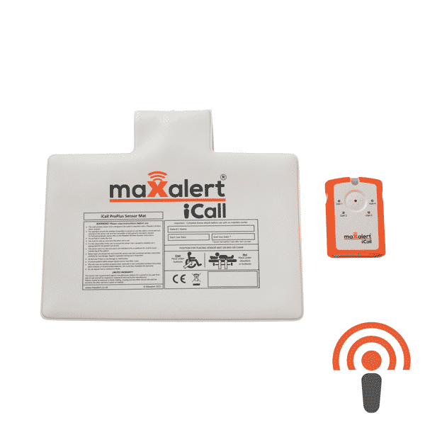 iCall Wireless Fully Sealed Chair Sensor Mat & Receiver Kit - Nursecall ...