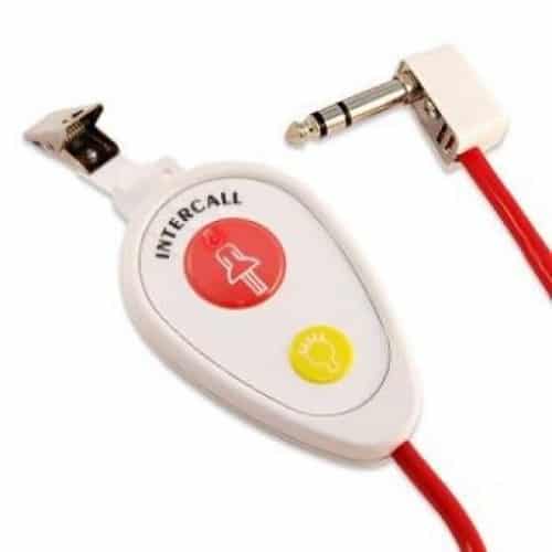 Intercall HD2 Handset / Pear Push Nurse Call Lead - Nursecall Mats
