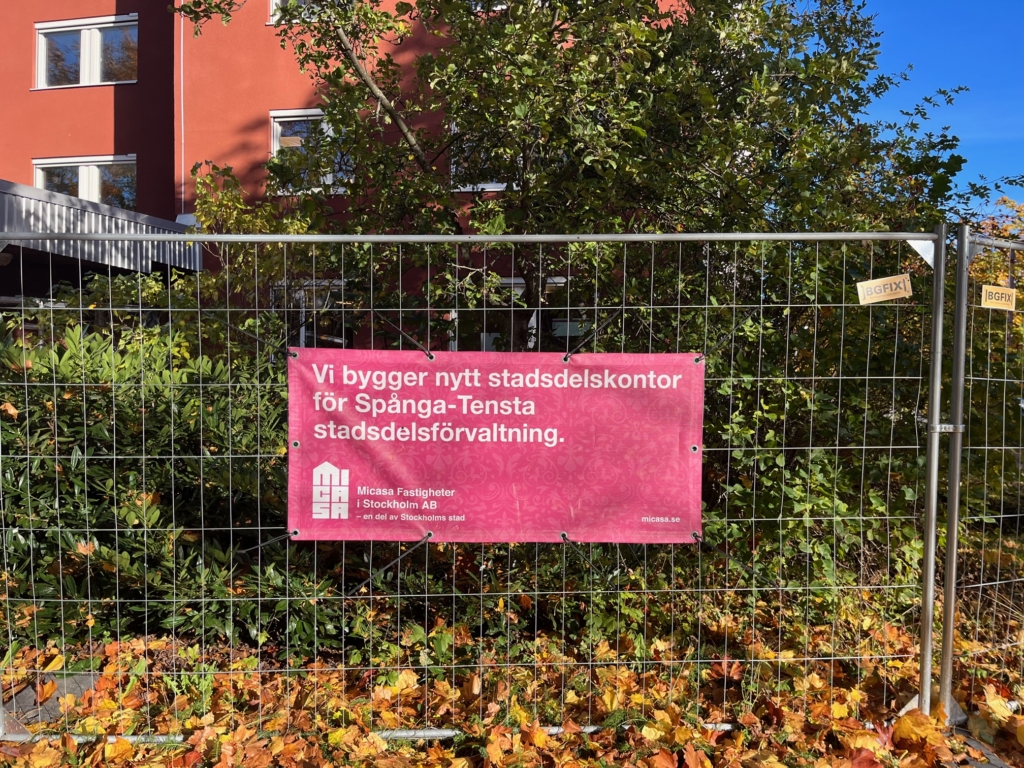 Spånga-Tenstas förvaltning på plats i Tensta - Nyhetsbyrån Järva