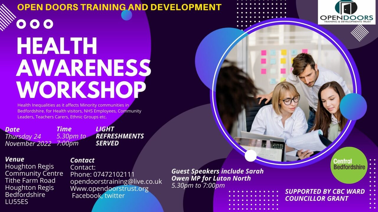 Health Awareness Workshop | Open Doors Trust Website