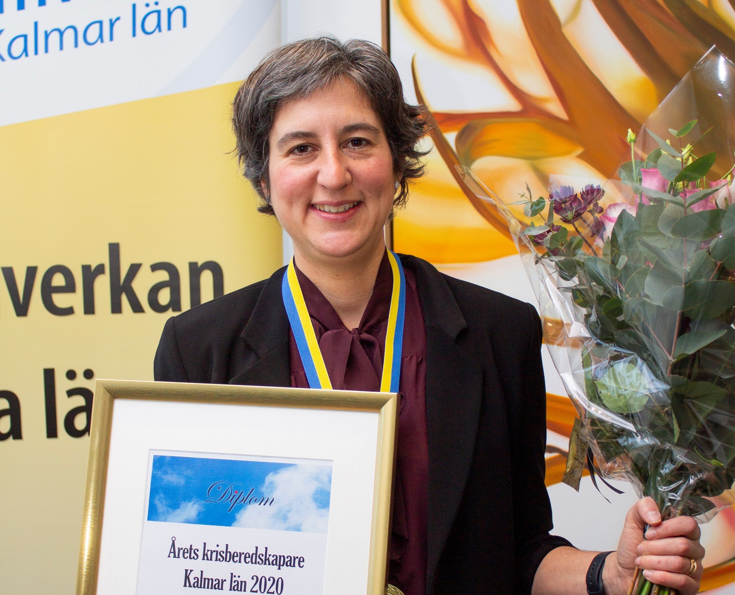 Länets smittskyddsläkare Lisa Labbé Sandelin har fått ett fint pris ...