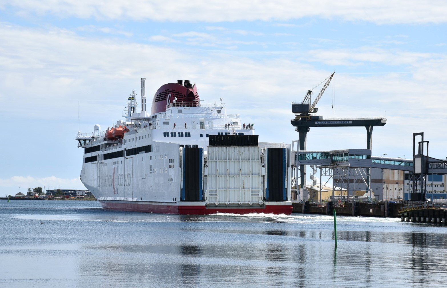 Hon missade Gotlandsfärjan: Nu vill hon ge dagens ros till... | Oskarshamns-Nytt