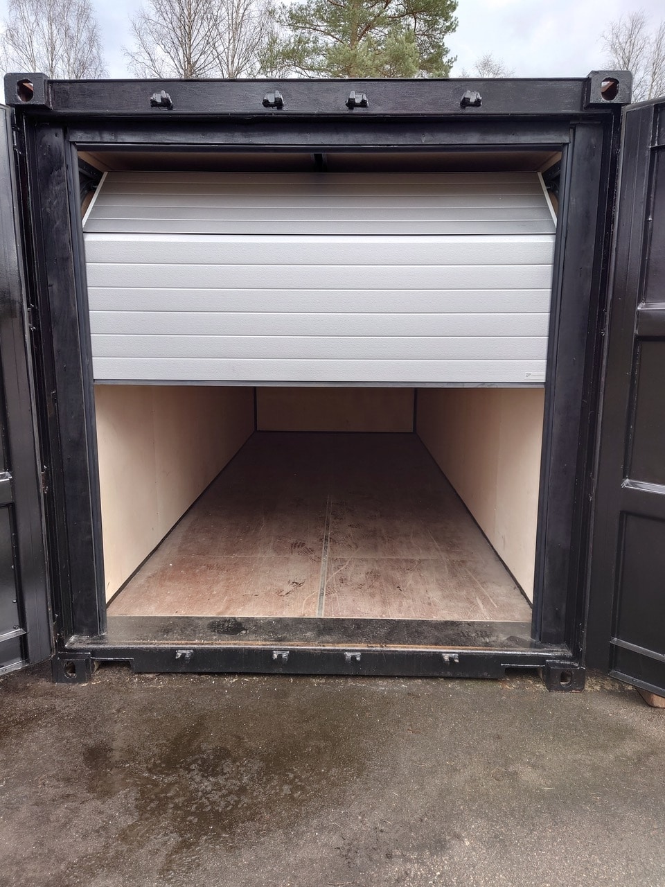 Välj en container vid tillfällig förvaring