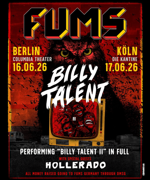 Billy Talent: Kultalbum „Billy Talent II“ komplett live in Berlin und Köln!