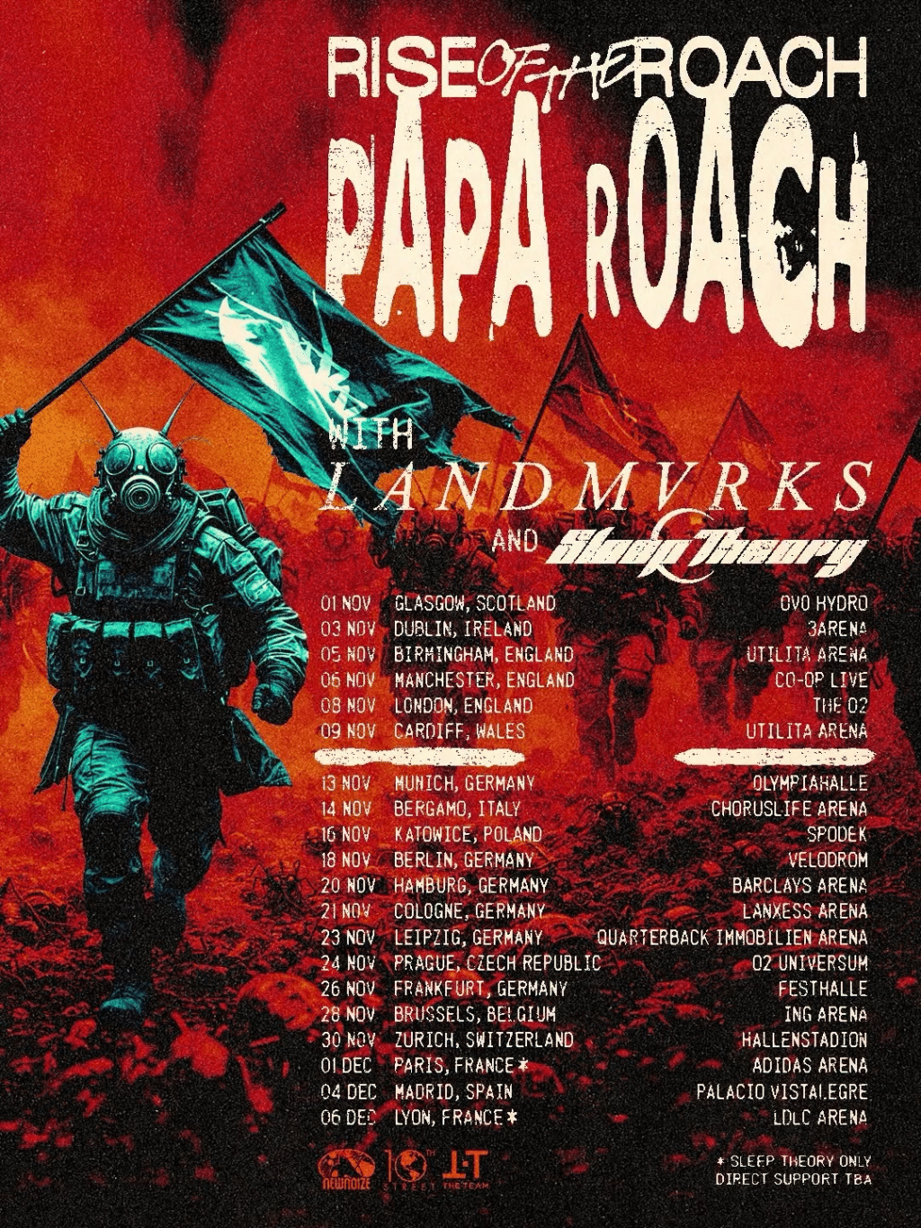 Papa Roach: Rise Of The Roach Tour 2026 kommt nach Deutschland
