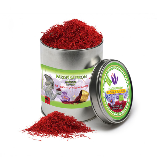 Ekologisk saffran 100gram - Köp saffran i hela pistiller online