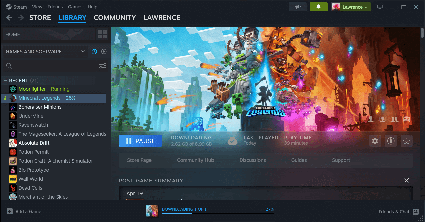 Valve actualiza la interfaz del cliente de Steam