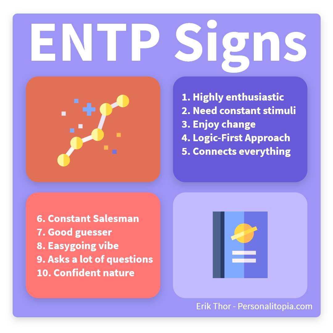 10 Signs You Are An ENTP | Personalitopia | Erik Thor