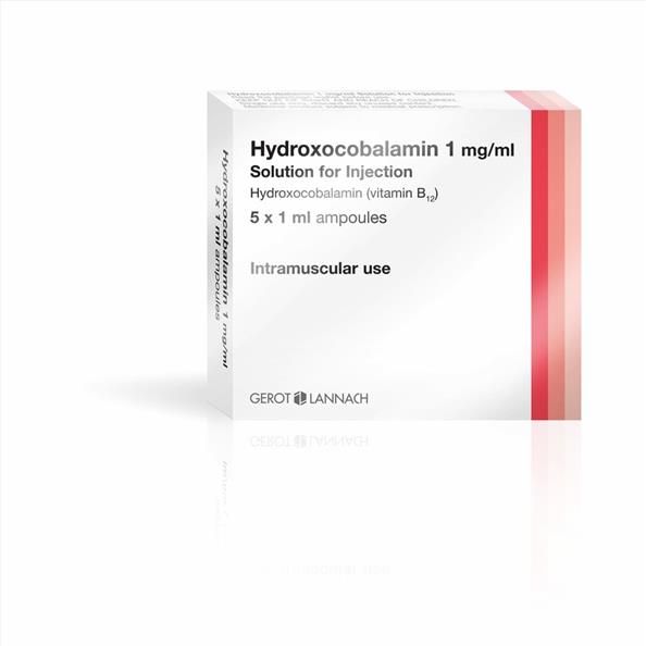 Hydroxocobalamin injection 1mg (single vial) | Pharmalyfe