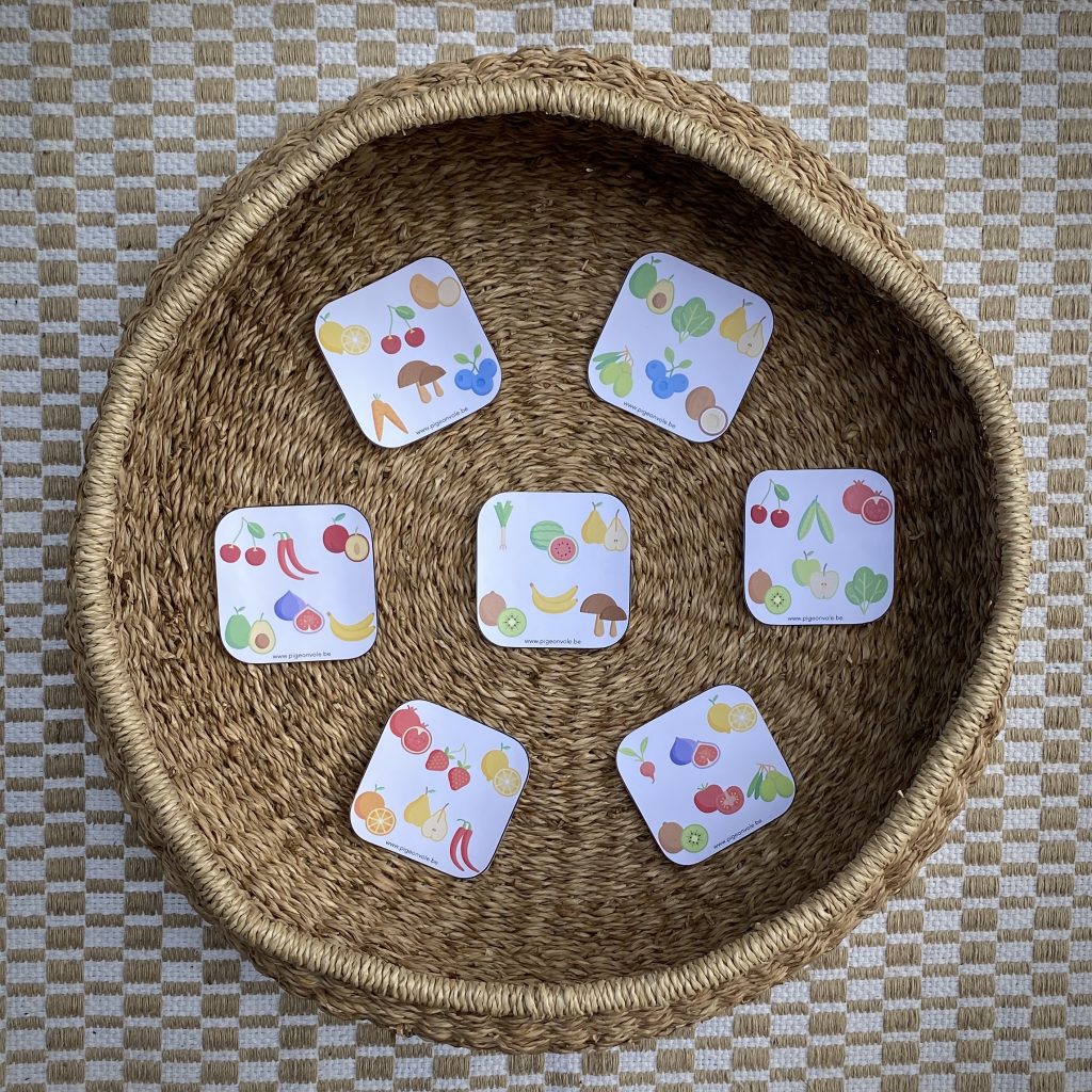 Dobble – Fruits et légumes – Pigeon Vole