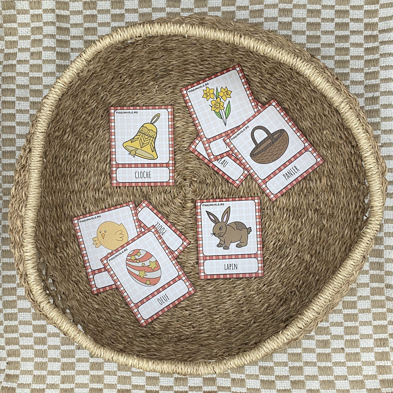 Cartes de vocabulaire sur Pâques – Pigeon Vole