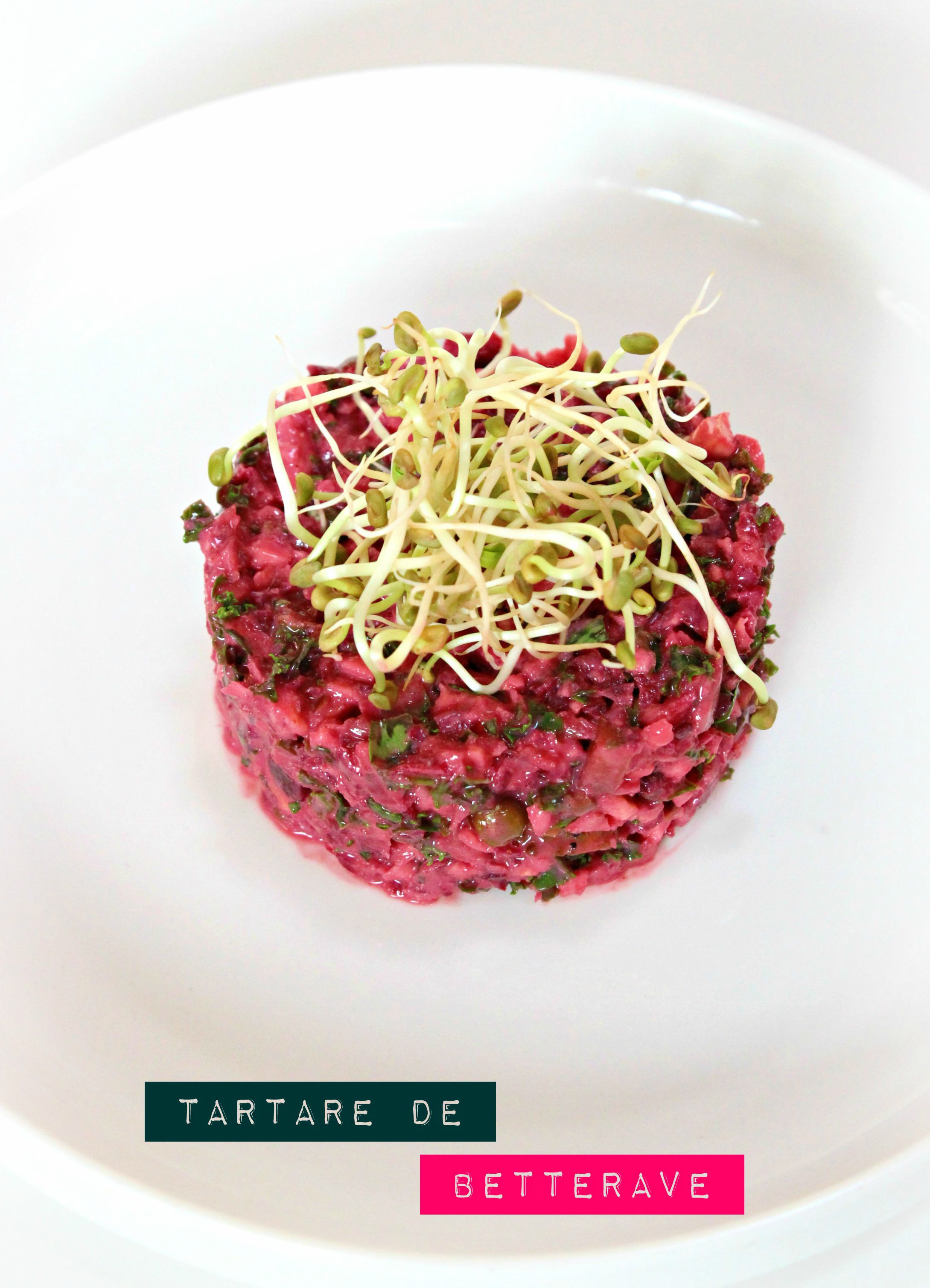 Tartare de betterave cru // Raw beetroot tartare – PIMP ME GREEN